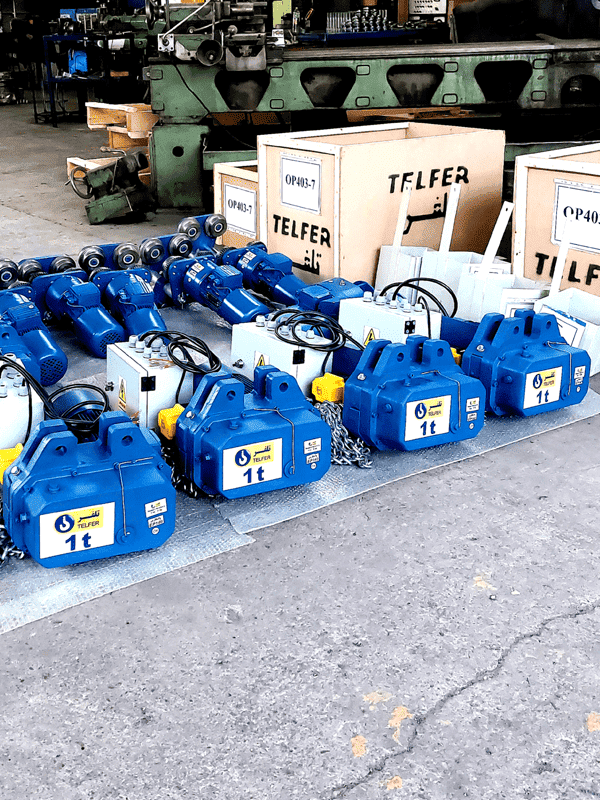 بالابر برقی زنجیری | قیمت جرثقیل برقی زنجیری | تلفر